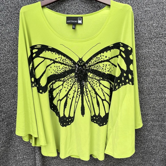 Anthony | Tops | Womens Lime Green Shall With Arm Holes Xl | Poshmark